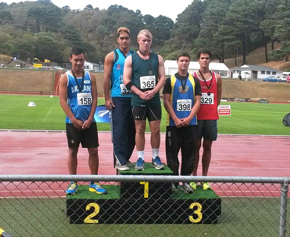 Championnats de Nouvelle-zélande: 2 médailles au javelot garçons under ...