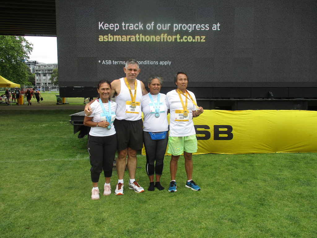 Le club de l'ASOPA au marathon d'Auckland - Athlétisme en Polynésie