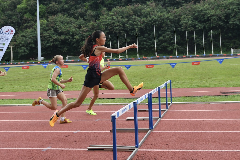 Record de Polynésie pour Kyara Garbutt - Athlétisme en Polynésie